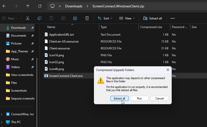 How does SILQ login to my screen? - ScreenConnect