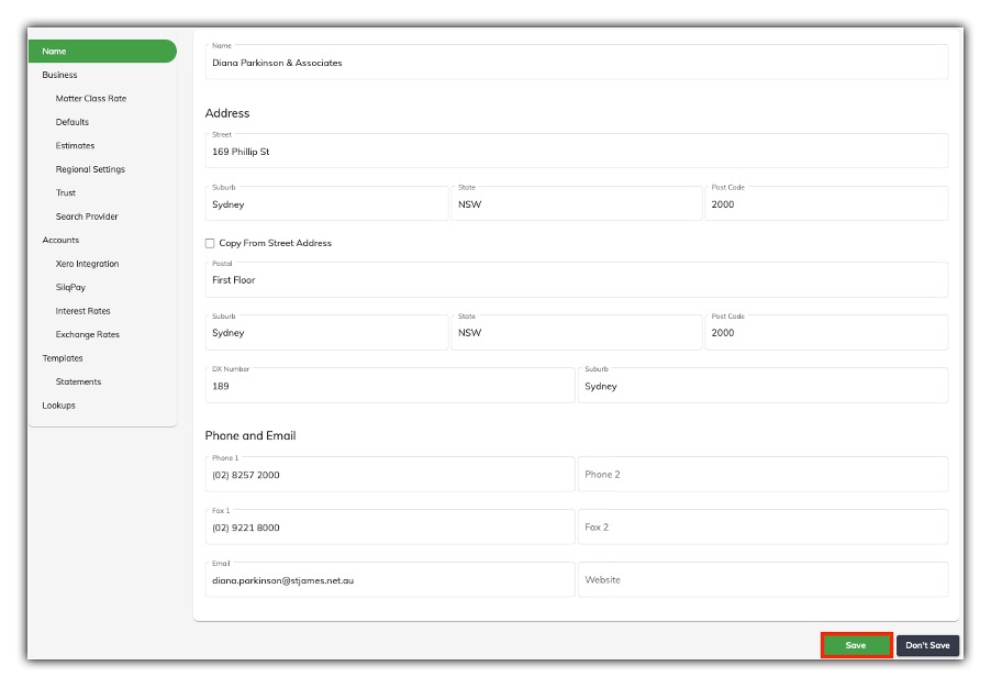 Getting Started with SILQ Settings