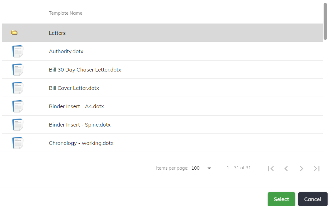 Set Default Invoice Template